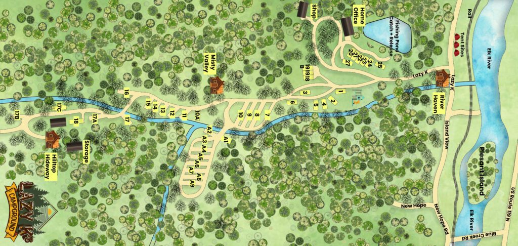 Accommodations - Lazy Ks Campground